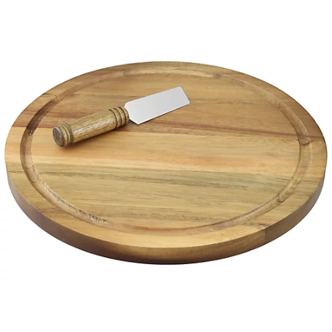 Roud cheese board and knife set – PIEX
